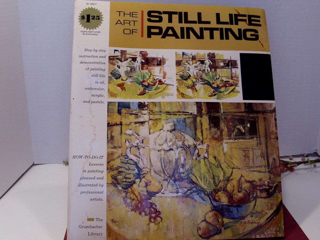 Vintage Still Life Painting Book, 1972 Grumbacher Library - Etsy