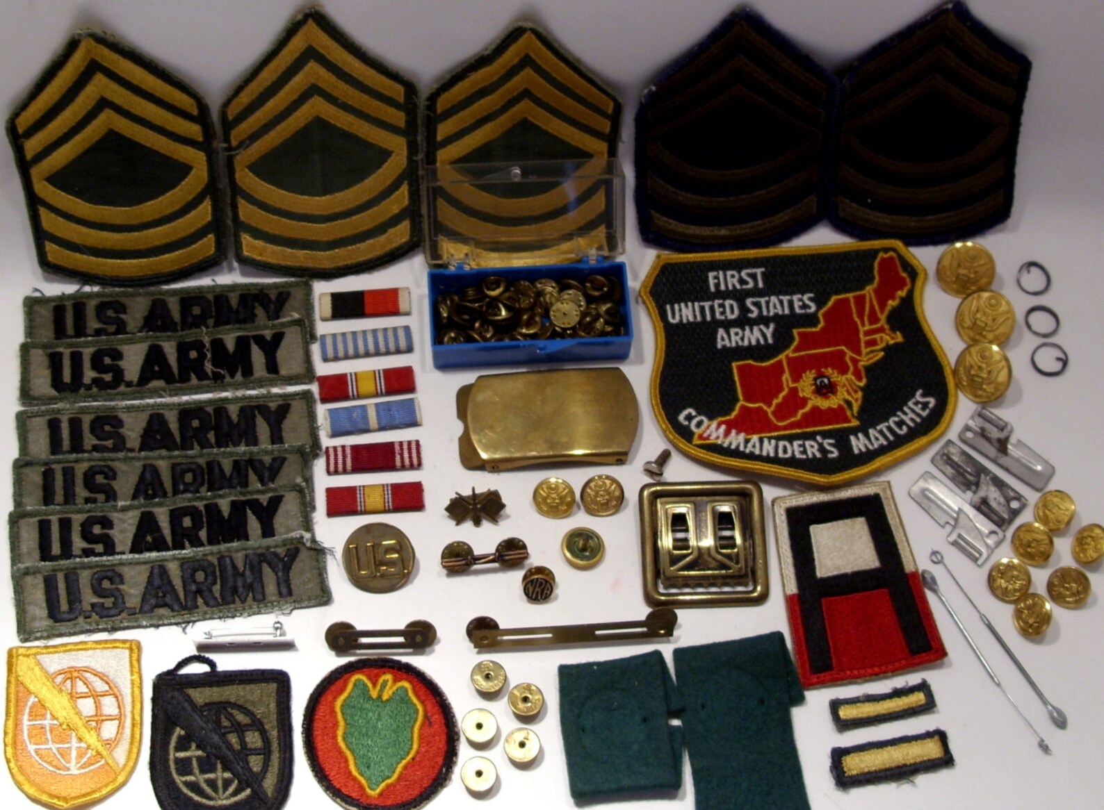 Korean War Army Patches Ribbons Buttons Chevrons Etc. Lot | Etsy