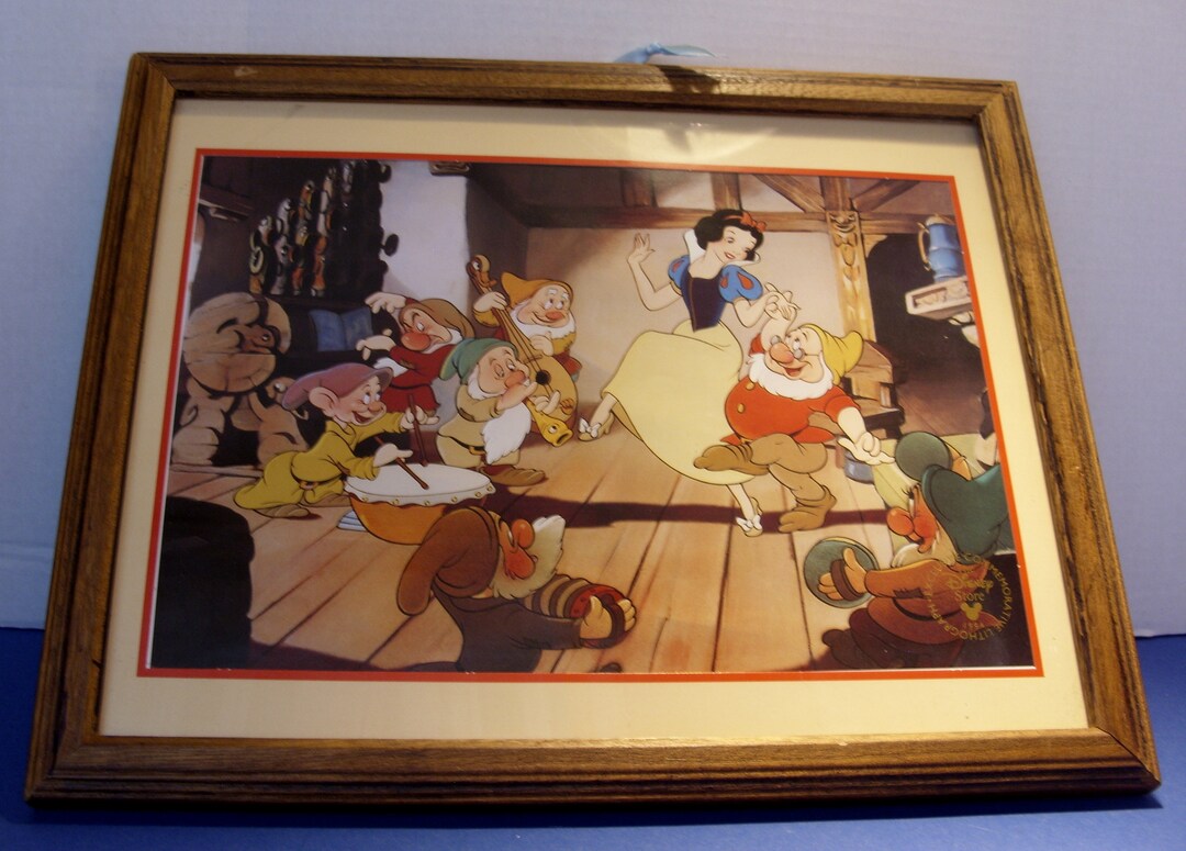 Snow White and the Seven Dwarfs Exclusive Commemorative Lithograph 1994 ...
