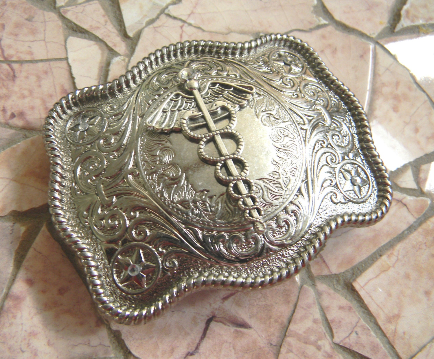 Medical Belt Buckle, Caduceus, Pharmacy Tech, RN Nurse Graduation Gift ...