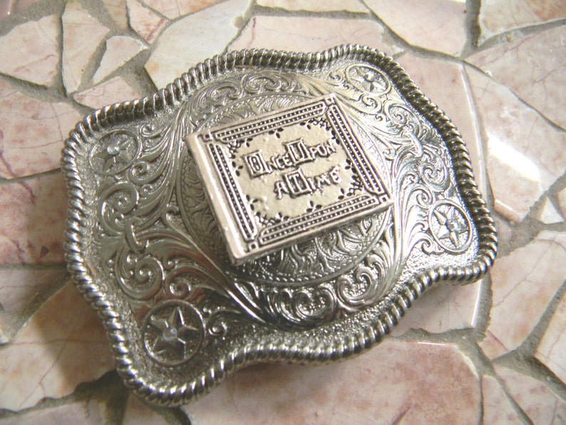 Once Upon A Time Book Belt Buckle Disneybound Fairytale Book - Etsy