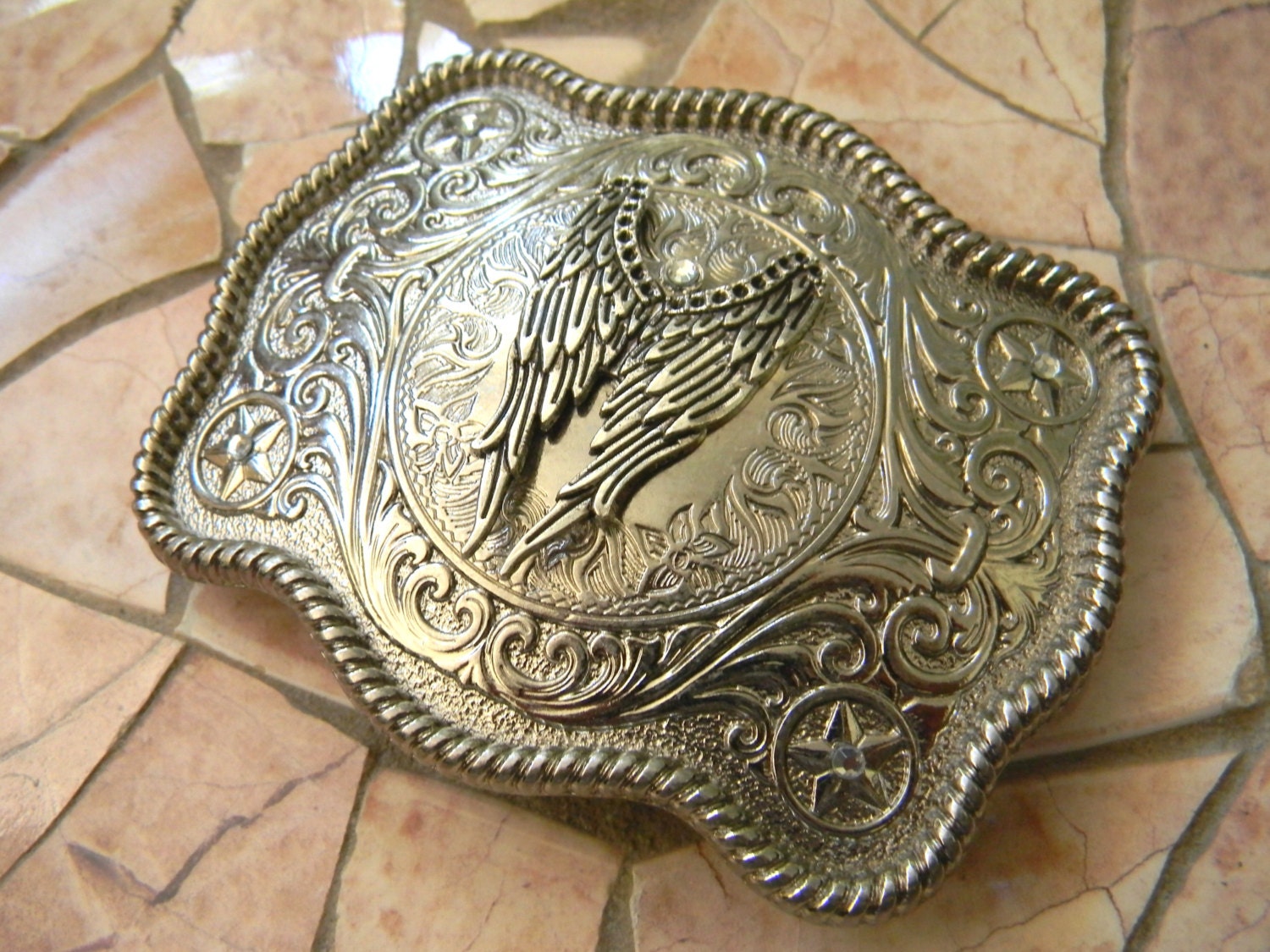 Angel Wings Belt Buckle Guardian Angel Biker Chick Fairy - Etsy