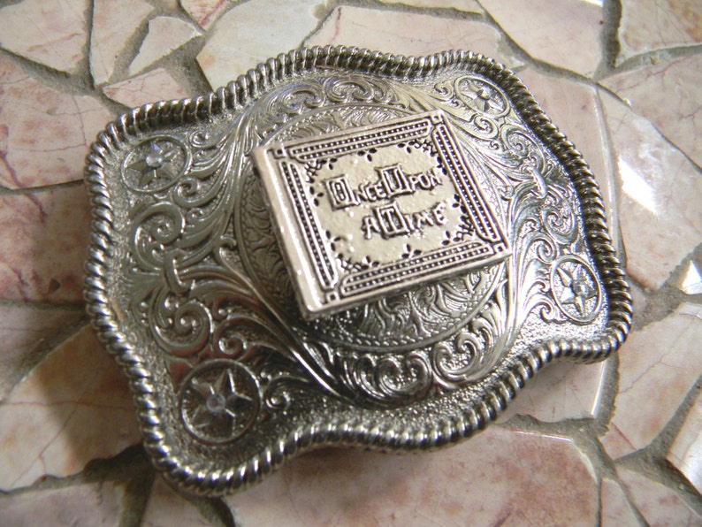 Once Upon A Time Book Belt Buckle Disneybound Fairytale Book - Etsy