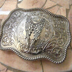 Angel Wings Belt Buckle, Guardian Angel, Biker Chick, Fairy Wings ...