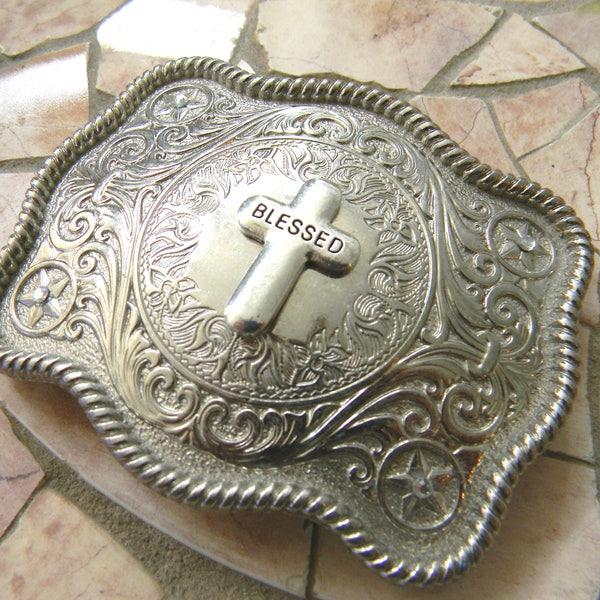 Mens Western Belt With Cross - Etsy