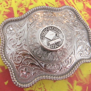 Graduation Gift Belt Buckle, Graduate, High School Diploma, College ...