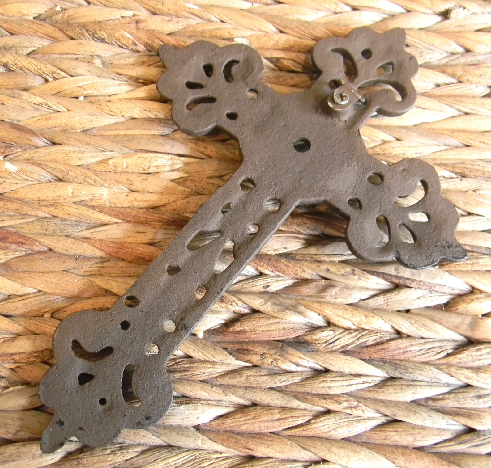 US Army Cross, Christian Metal Cross, Cast Iron Wall Art, Catholic ...