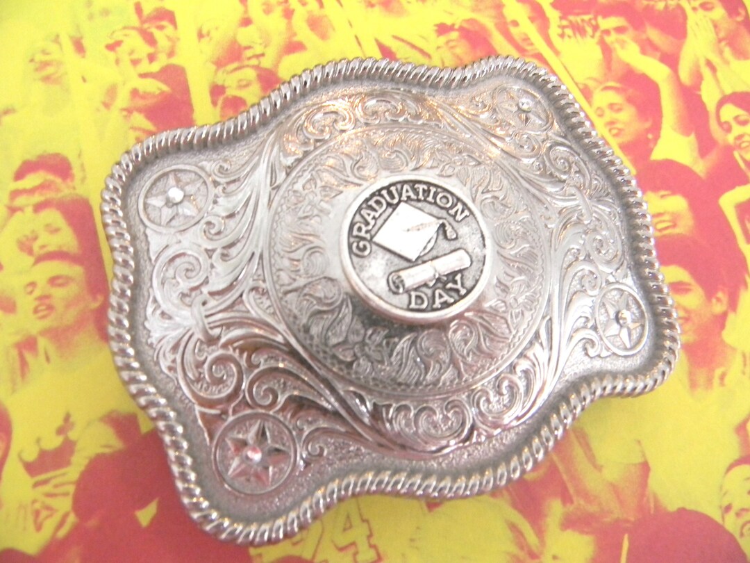 Graduation Gift Belt Buckle, Graduate, High School Diploma, College ...