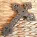 Firefighter Christian Metal Cross Wall Art, Cast Iron Catholic ...