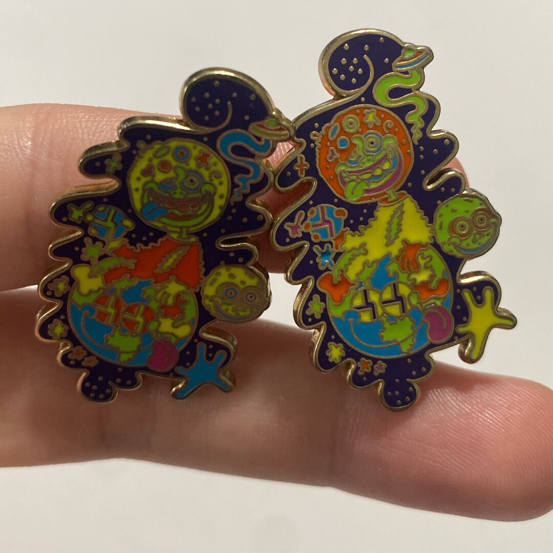 Disco Biscuits Astronaut Enamel Festival Pin Heady Hat Pin Collectible ...