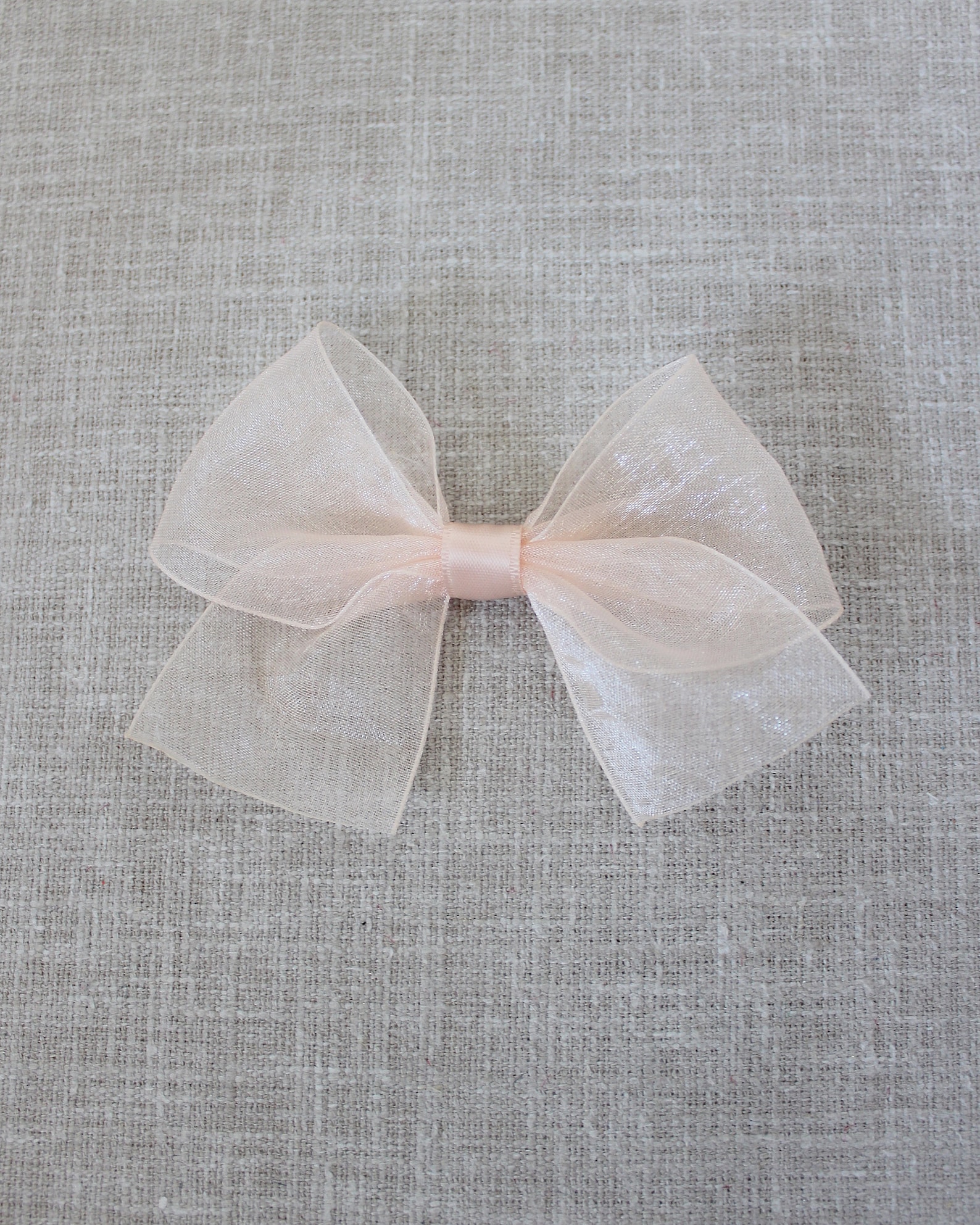 SHEER ORGANZA BOWS - Hair Clips, Holiday Hair Bows, Flower Girls Bows ...