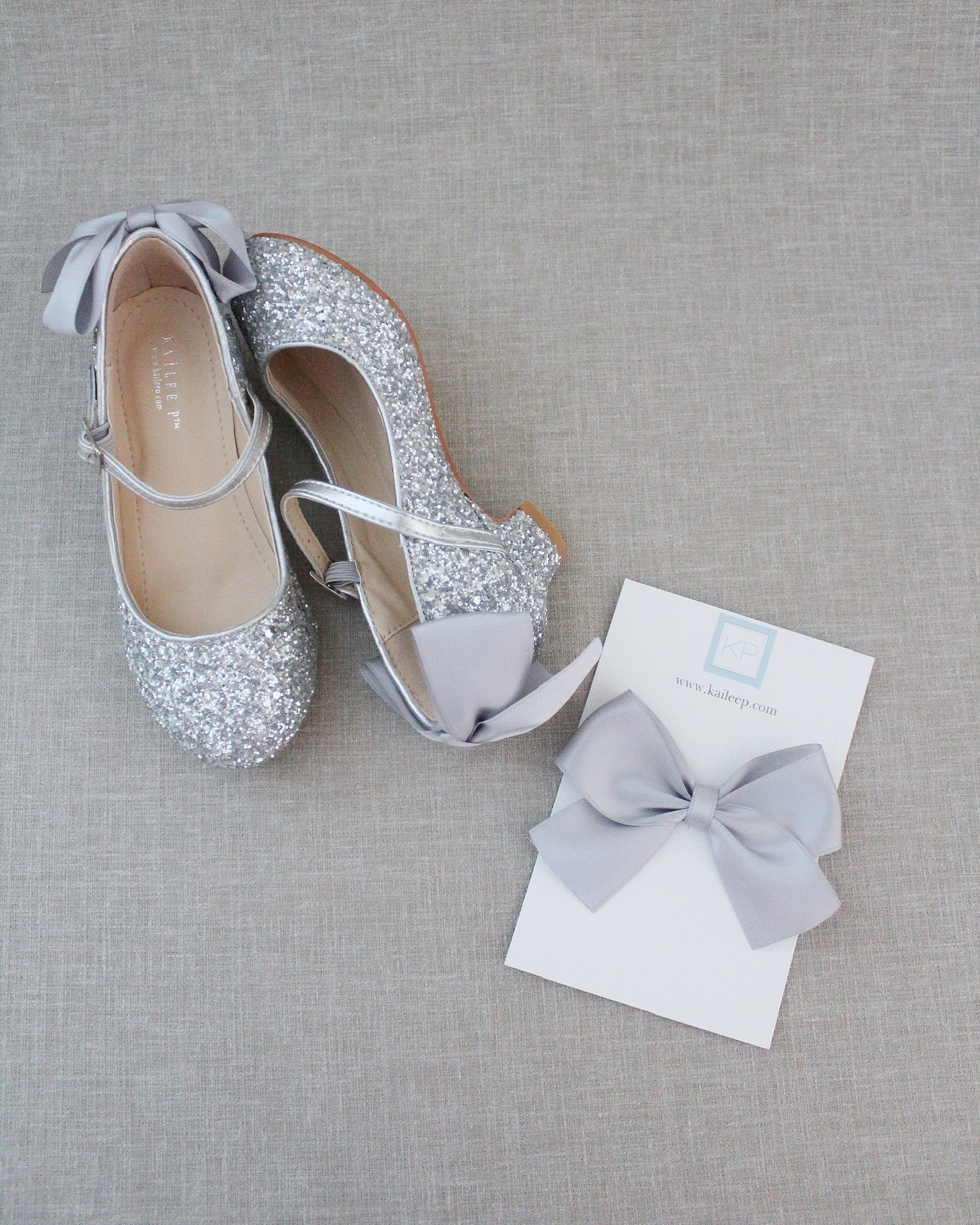 Girls Heels Shoes Silver Rock Glitter Mary-jane Heels With - Etsy