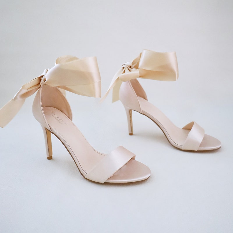 Champagne Heels - Etsy