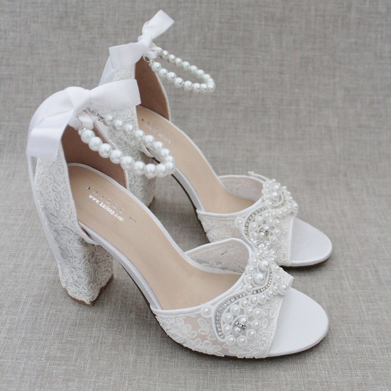 Lace Bridal Shoes - Etsy
