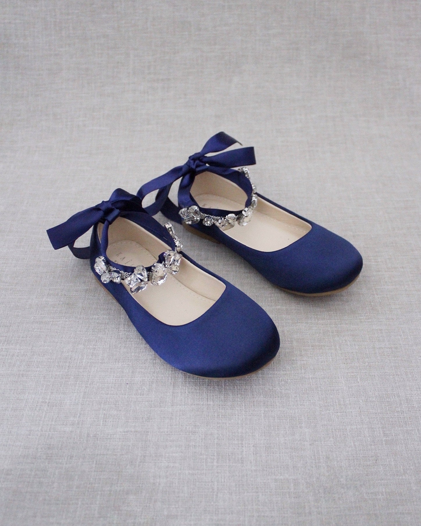Girls Blue Dress Shoes