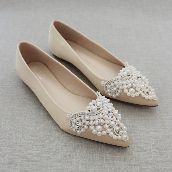 Chaussures de mariée plates - Etsy France