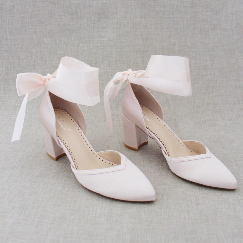 Fascinating Ribbon Lace Up Heels Photos