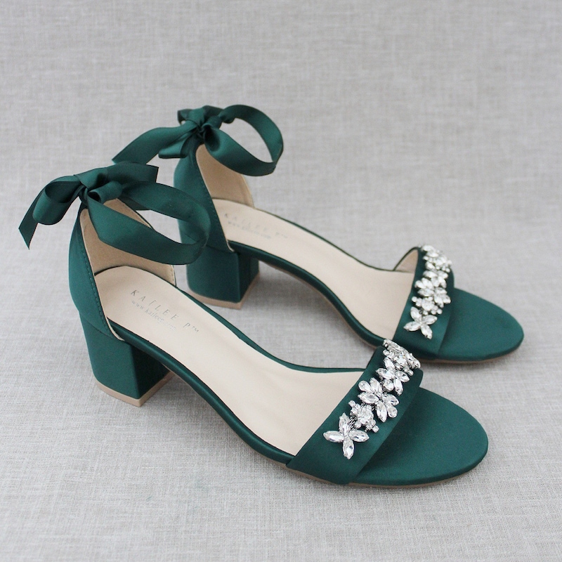 Emerald Green Shoes - Etsy