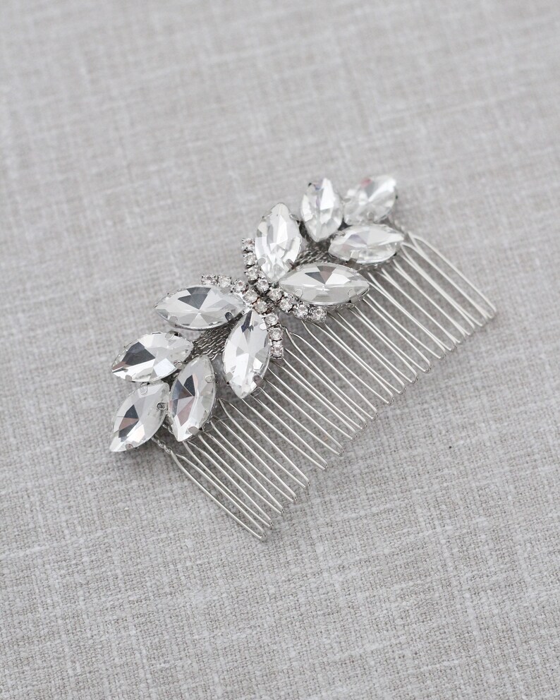 Butterfly Jeweled Bridal Comb Wedding Hair Comb Rhinestone - Etsy
