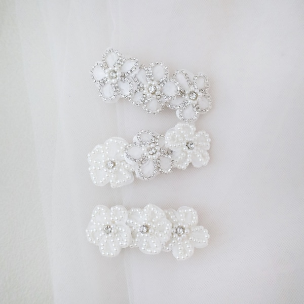 Flower Barrettes - Etsy