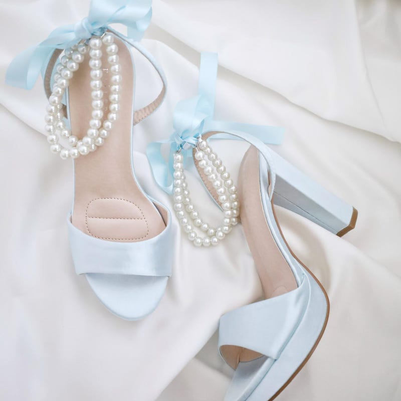 Wedding Heels Navy Blue - Etsy