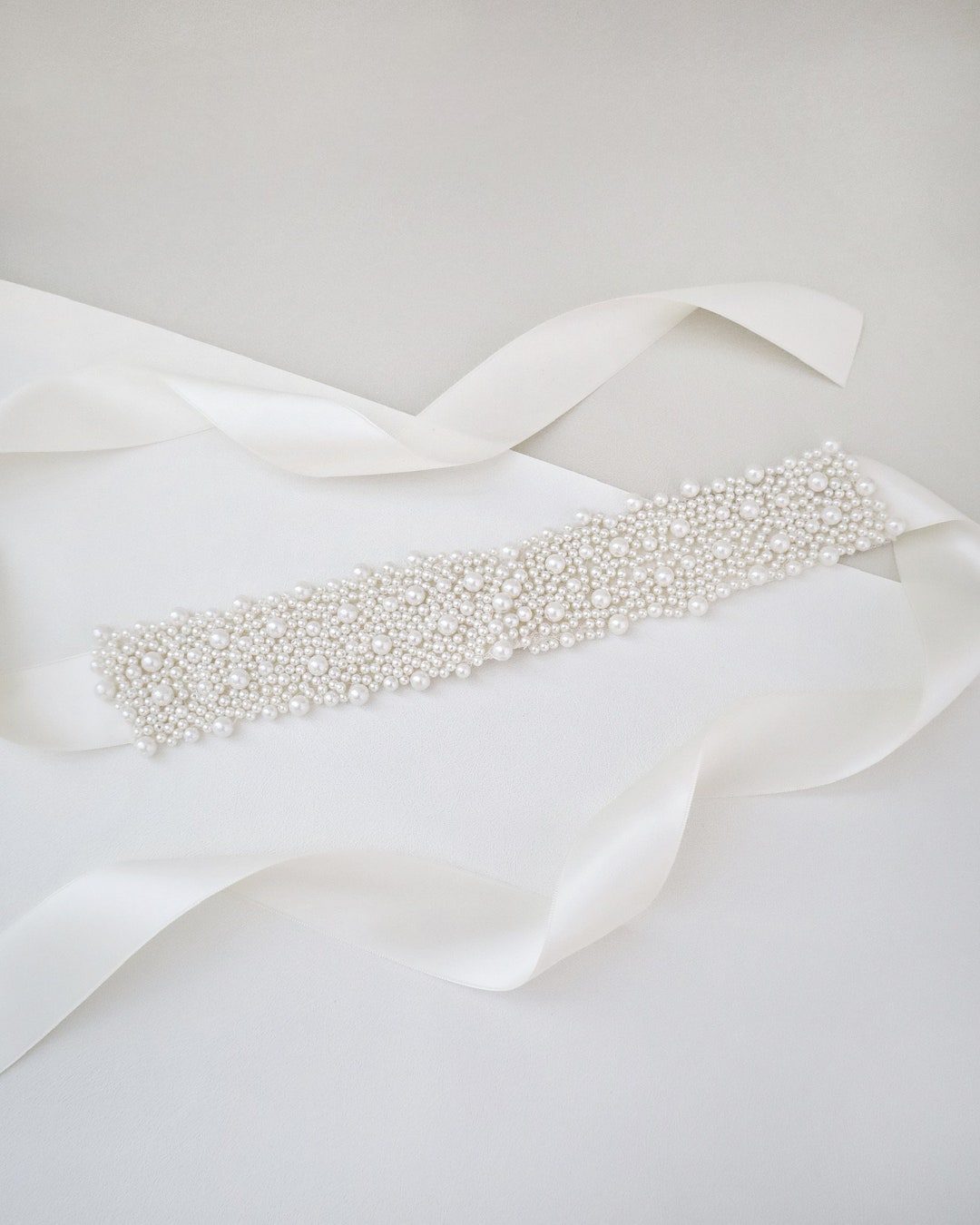 Perla Applique Bridal Sash, Bridesmaids Belt, Wedding Dress Accessories ...