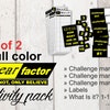 Editable Fear Factor Inspired Food Labels - Fear Factor Place Cards ...