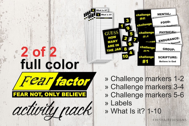 Fear Factor: Fear Not, Only Believe - (in Color) #2 of 2 - Etsy