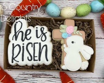 He is Risen Cookies | Etsy