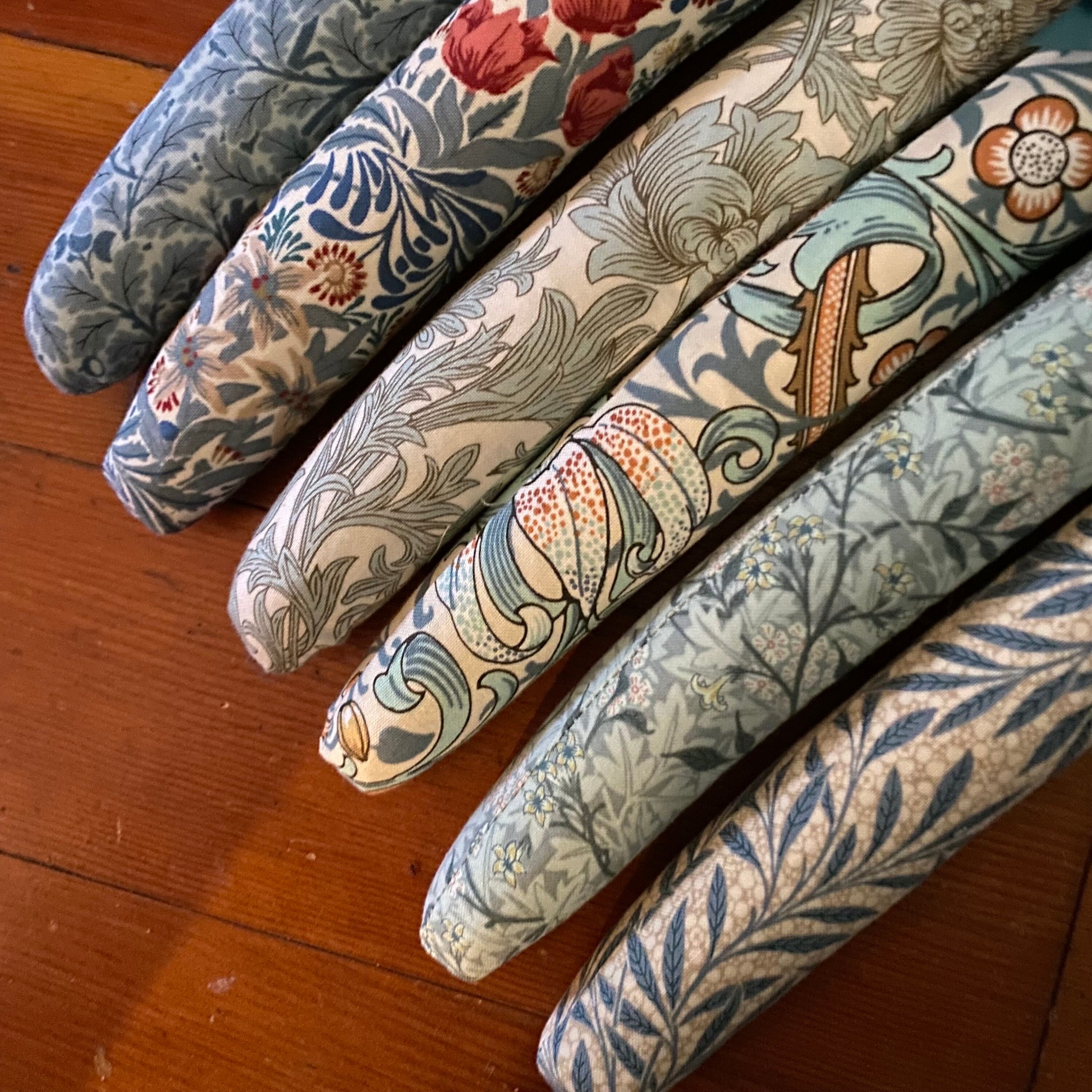 William Morris Fabric Padded Clothes Hangers, Womens or Mens Gift ...