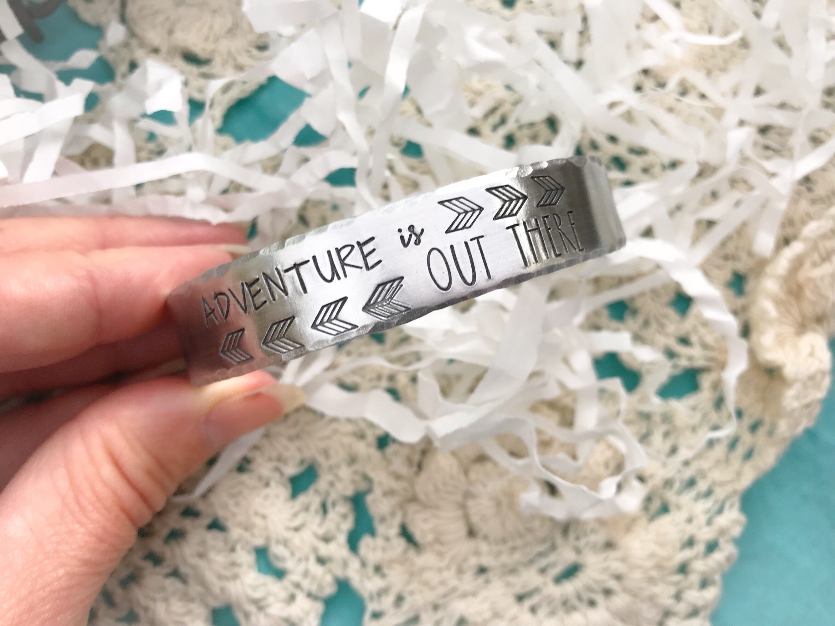 ADVENTURE is Out Thereadventure Braceletmotivational | Etsy