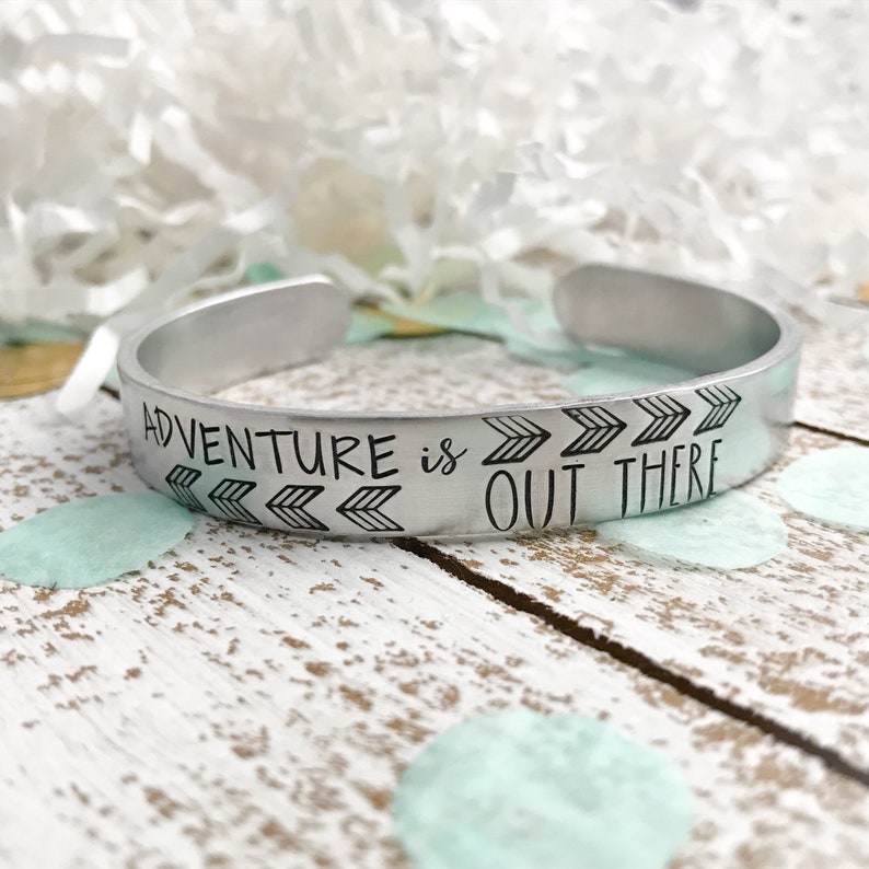 ADVENTURE is Out Thereadventure Braceletmotivational - Etsy