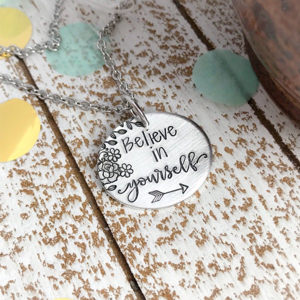 Believe Necklace - Etsy