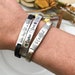 Word Bracelet—custom Bracelet—mantra Bracelet—one Word Bracelet—word of ...