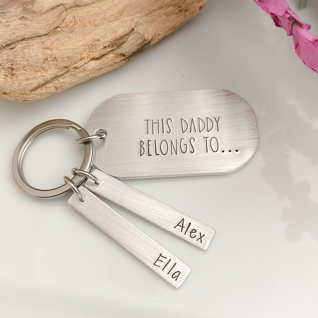 Daddy Keychain--mommy Keychain--kids Name Keychain--christmas Gift ...