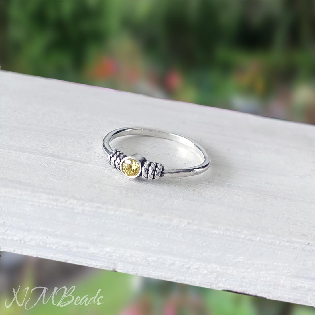 Personalized Children Ring, Birthstone Ring, Sterling Silver Ring ...