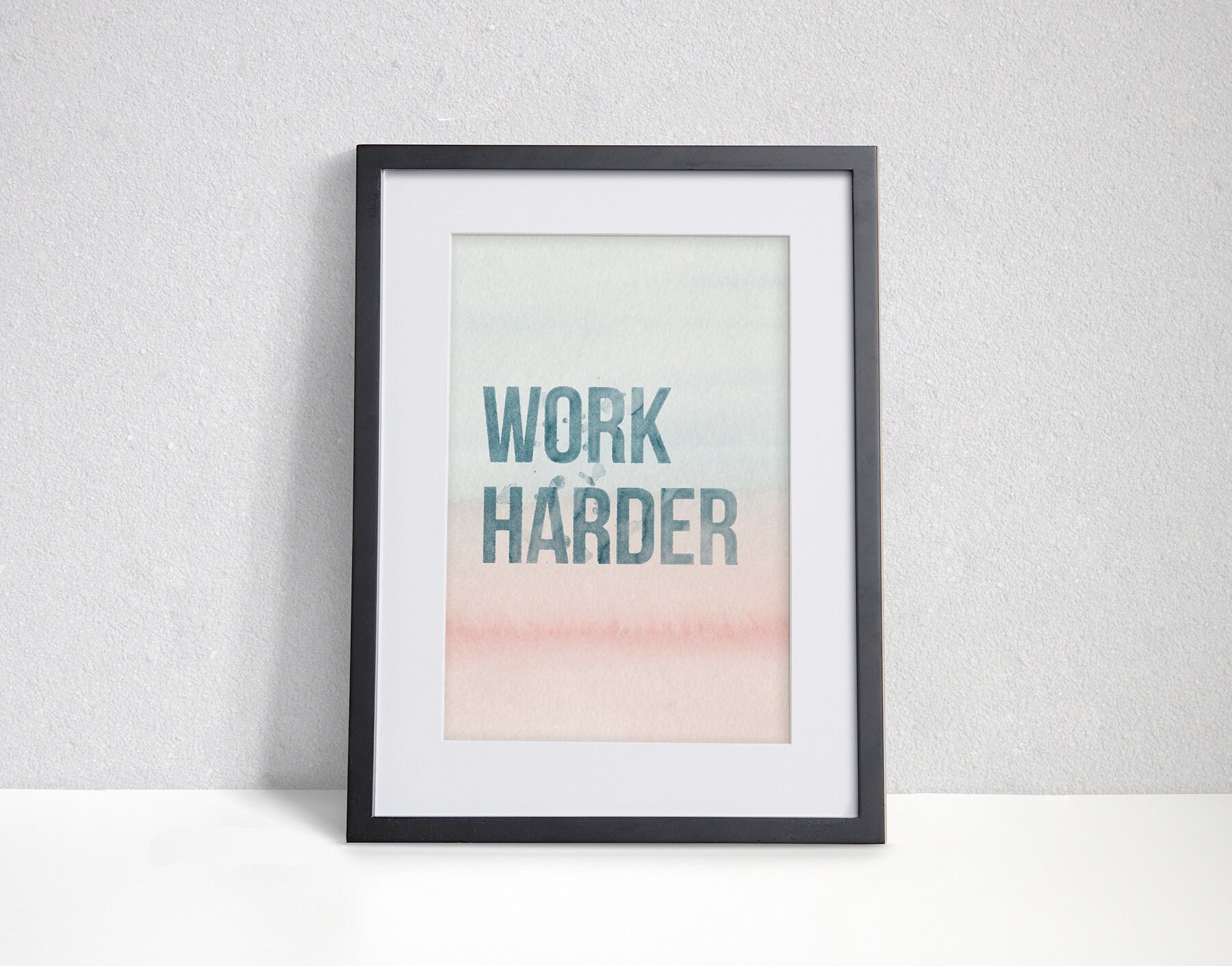 Hard Work Motivational Poster