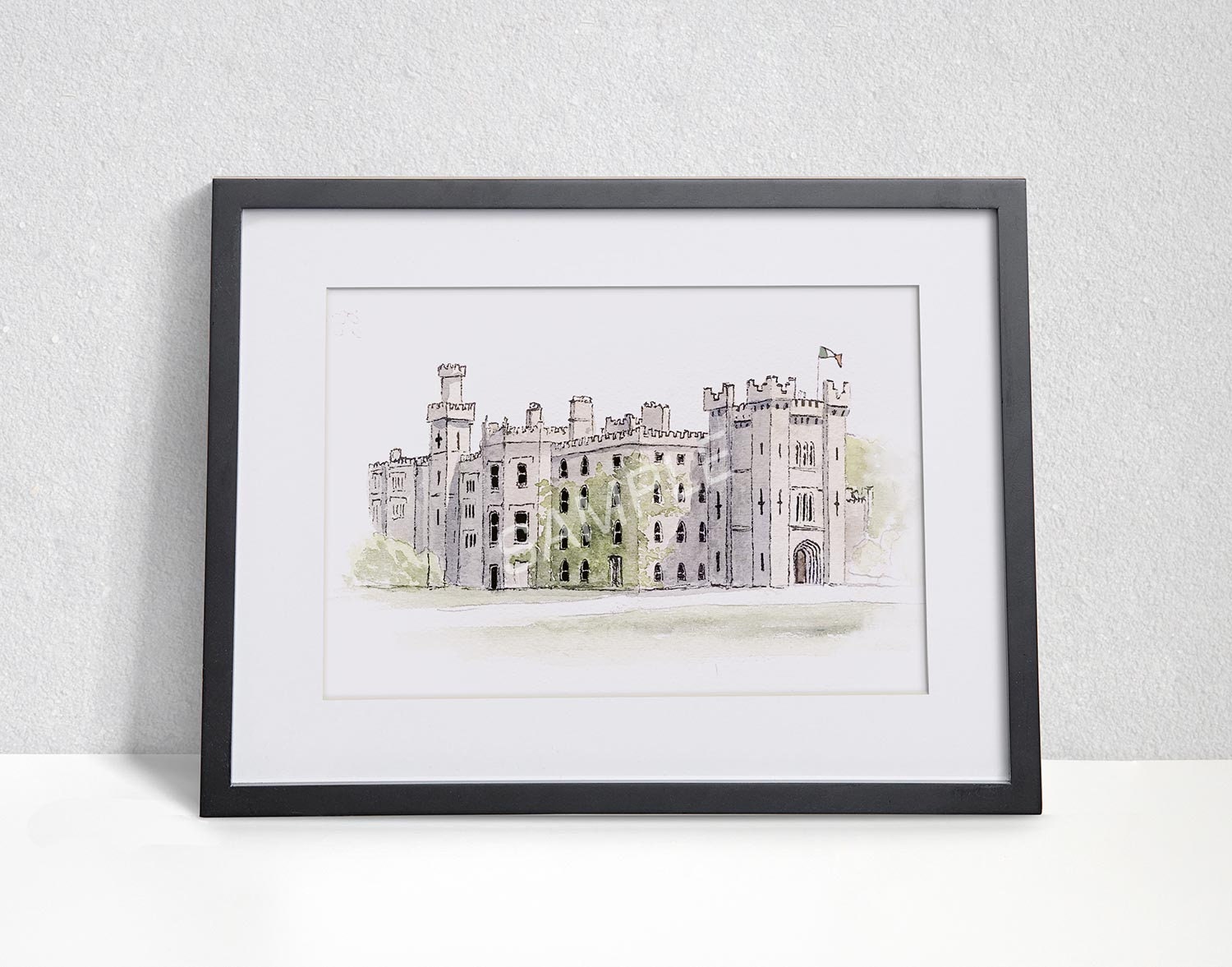 Cabra Castle Original Art Print by Paperbark Stationery - Etsy