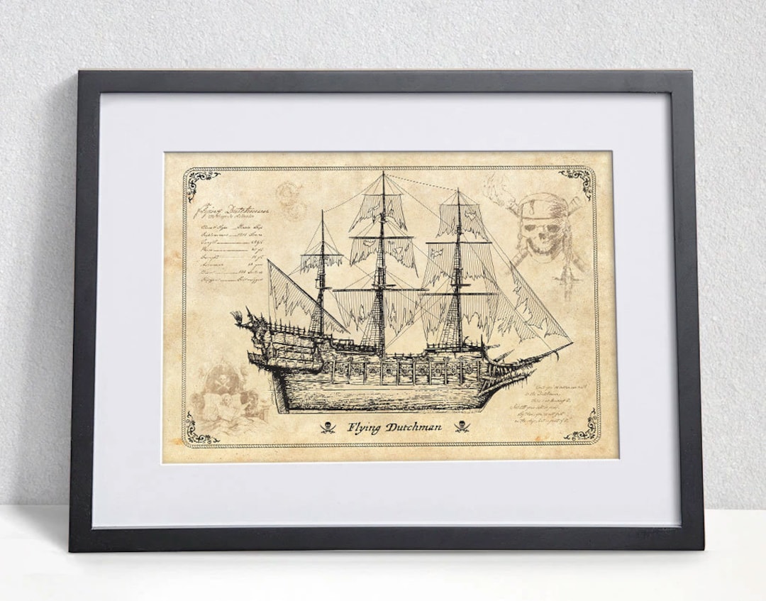 The Flying Dutchman Pirate Ship Engineering Design, Pirates of the ...