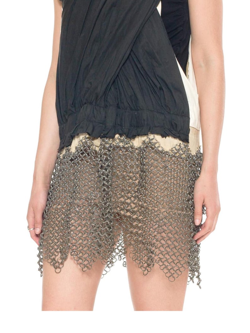 1970S Medieval Style Cotton & Chainmail Tunic Top From A Theater House ...