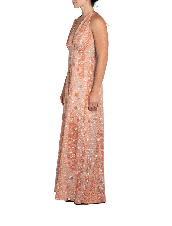 MORPHEW COLLECTION Copper Coral Japanese Kimono Silk … - Gem