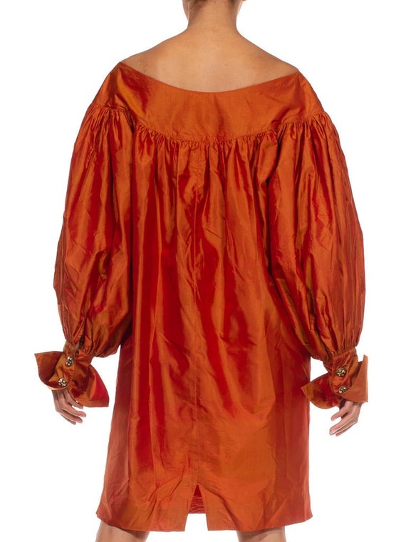 1980S Norbury And Osuna Orange Iridescent Silk Taffet… - Gem