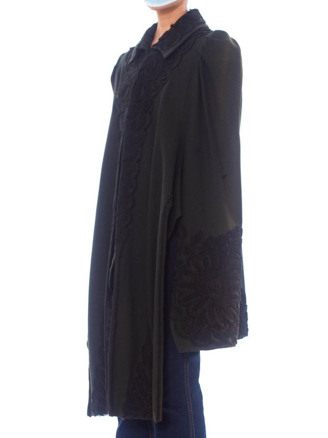 Victorian Dark Green Wool 1880S 1890S Dolman Cape With Soutache ...