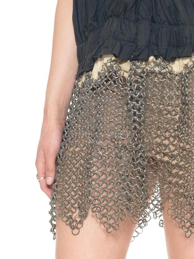 1970S Medieval Style Cotton & Chainmail Tunic Top From A Theater House ...