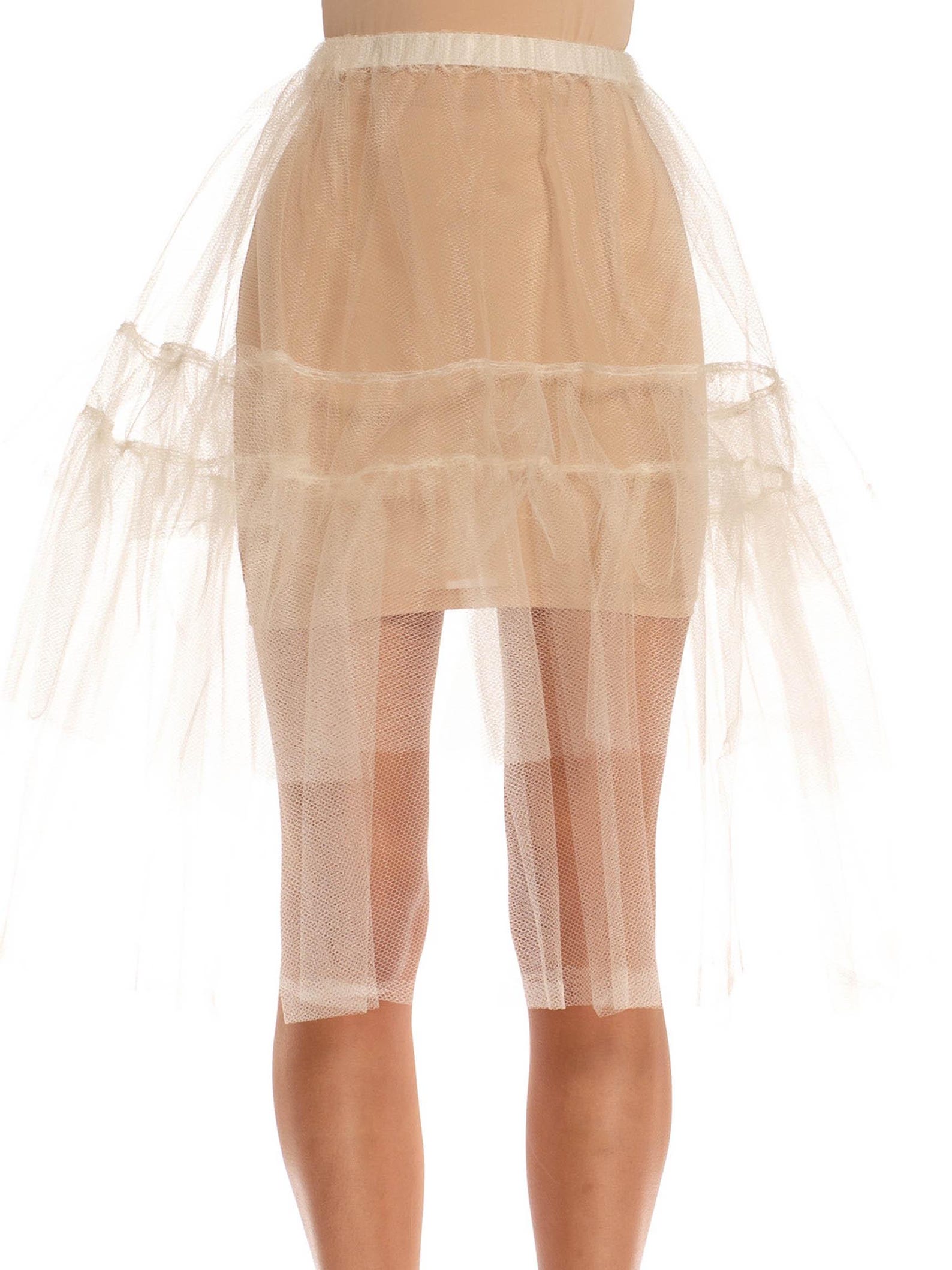 1980S White Tulle Tiered Tutu Skirt With Elastic Waistband - Etsy