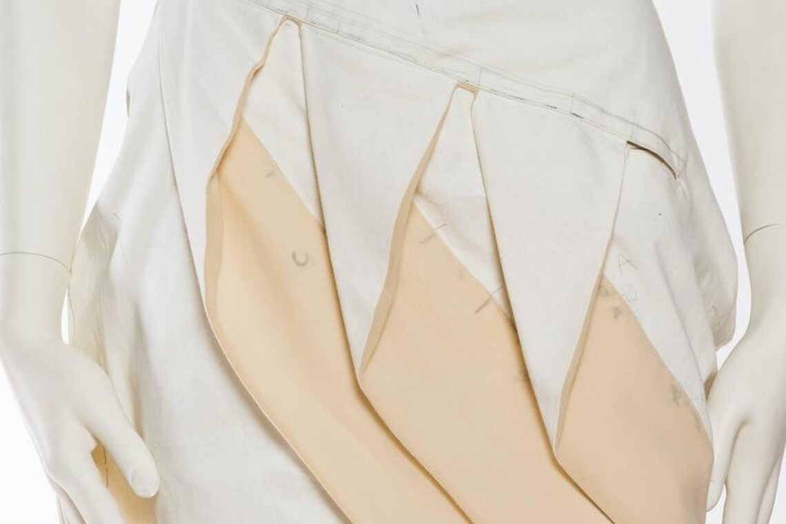 2000S JOHN GALLIANO Working Muslin Sample Skirt From Galliano's Archive ...