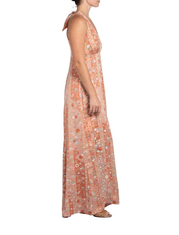 MORPHEW COLLECTION Copper Coral Japanese Kimono Silk … - Gem