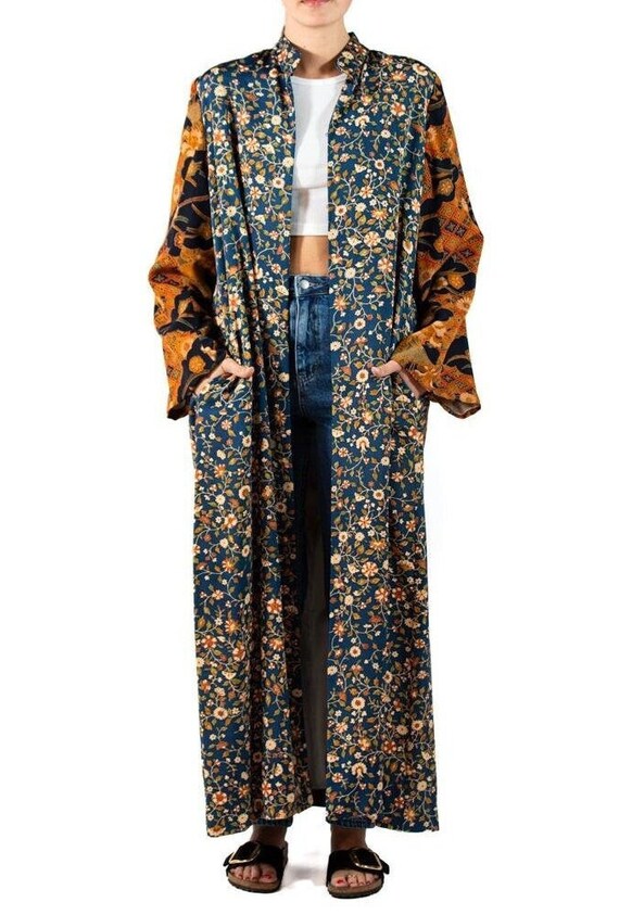 Navy floral duster - Gem