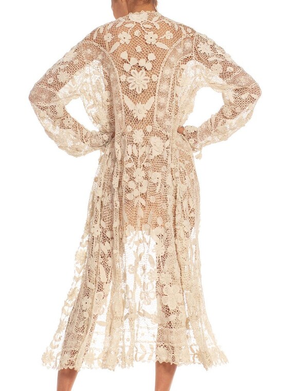 Victorian White Hand Made Lace Jacket - Gem