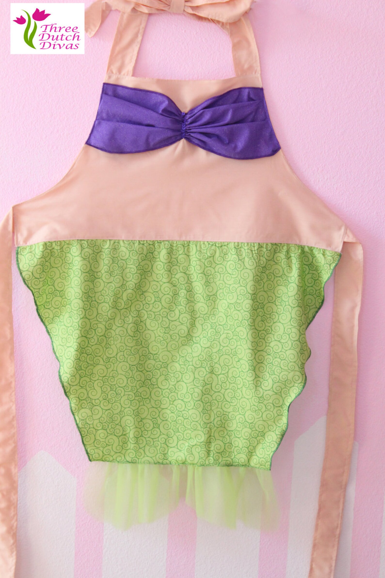 Ariel Little Mermaid Inspired Dress up Apron Childs Size | Etsy